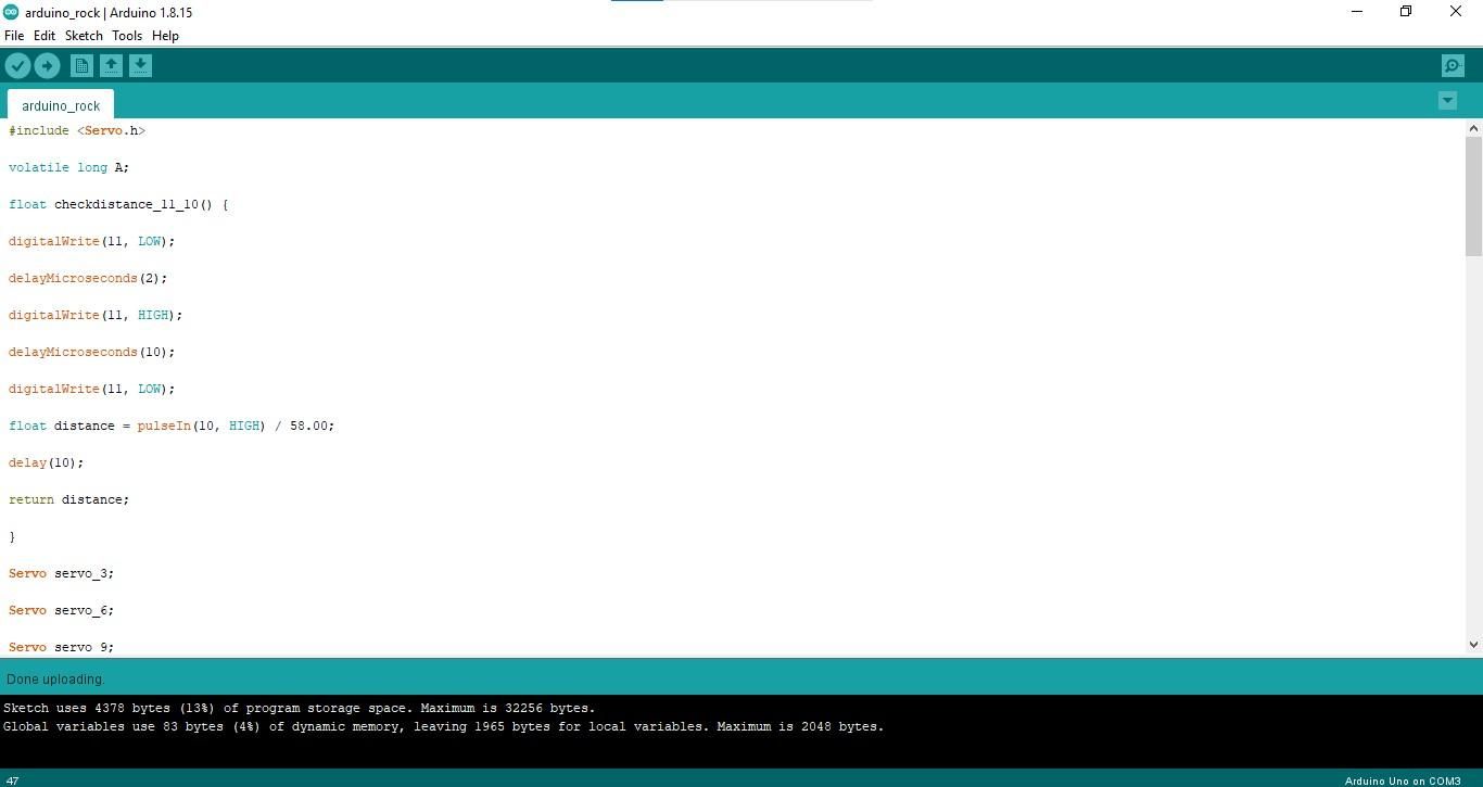 Rock Paper Scissors Using Tinkercad Circuits and Arduino : 12 Steps ...
