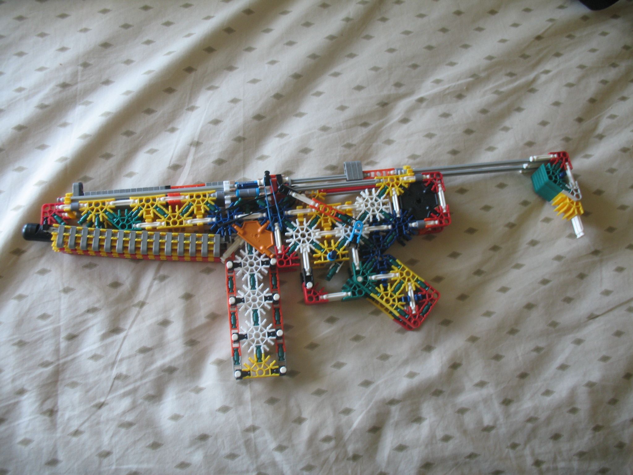 Realistic K'nex Mp5 With Working Magazine and Adjustable Stock .:unfinished:. : 4 Steps ...