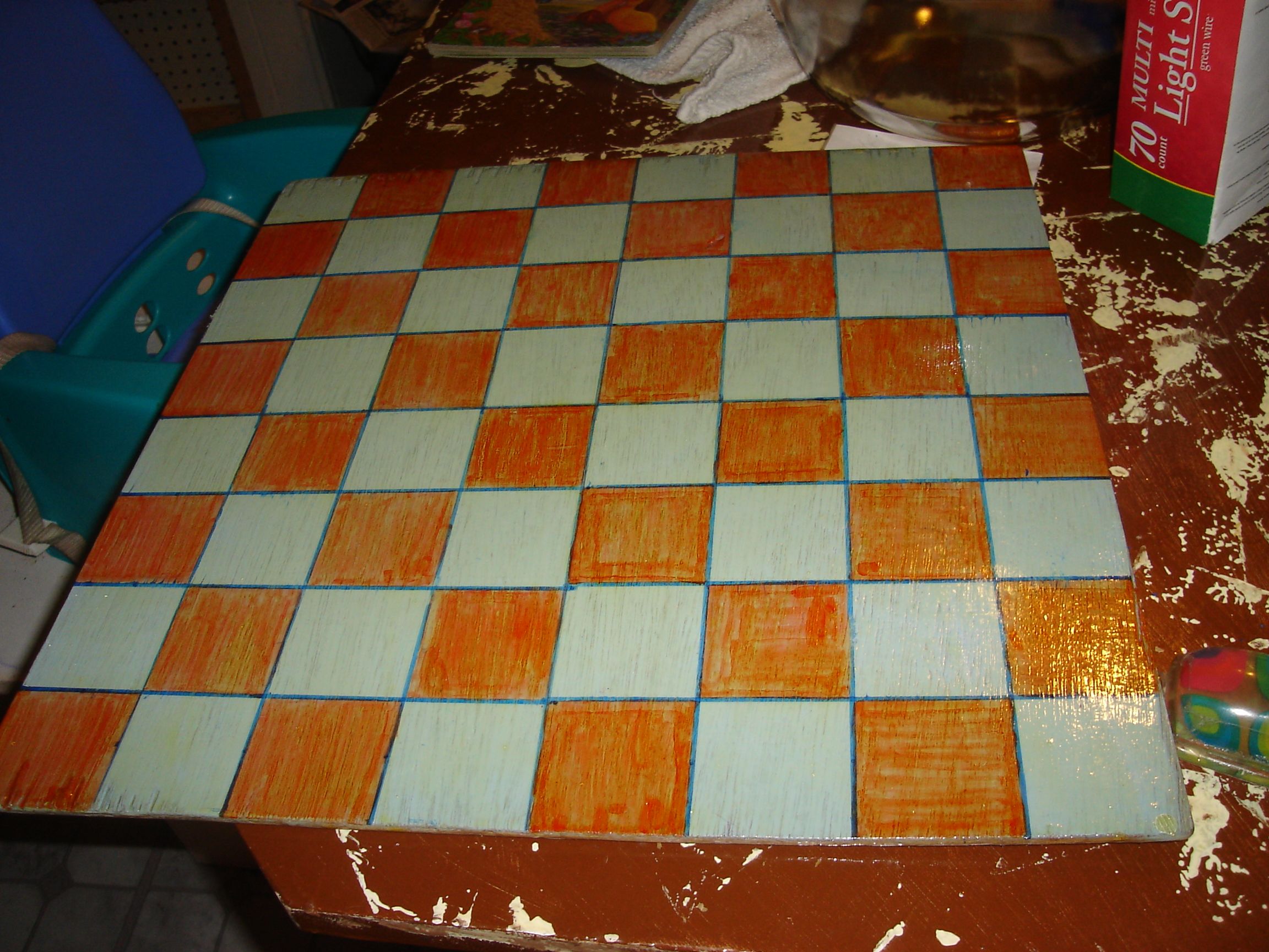 Homeade Checkers and Board : 5 Steps - Instructables