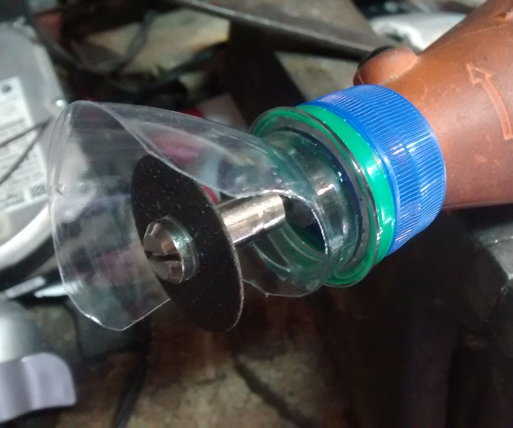 Improvised Safety Guard for Rotary Tool (with Pictures) - Instructables