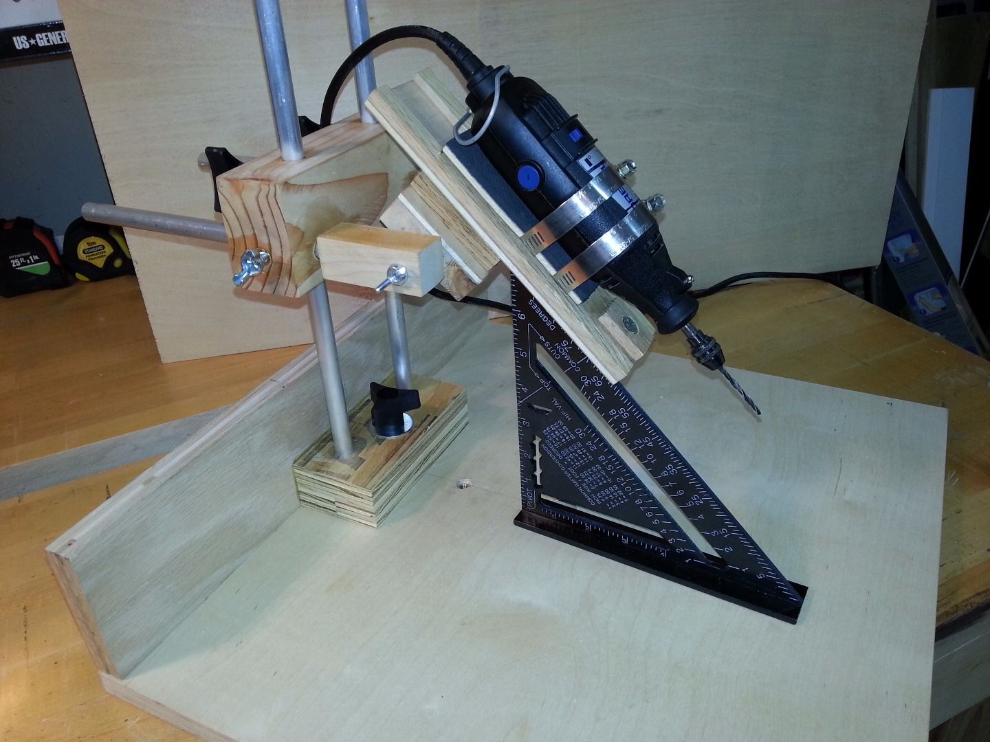 Ultimate AIO, Totally Over-Engineered, Dremel/Rotary Tool Drill Press ...