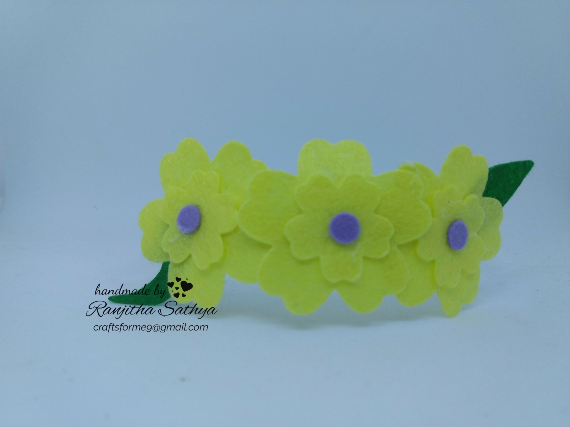 Diy FELT Hair Bands : 4 Steps (with Pictures) - Instructables