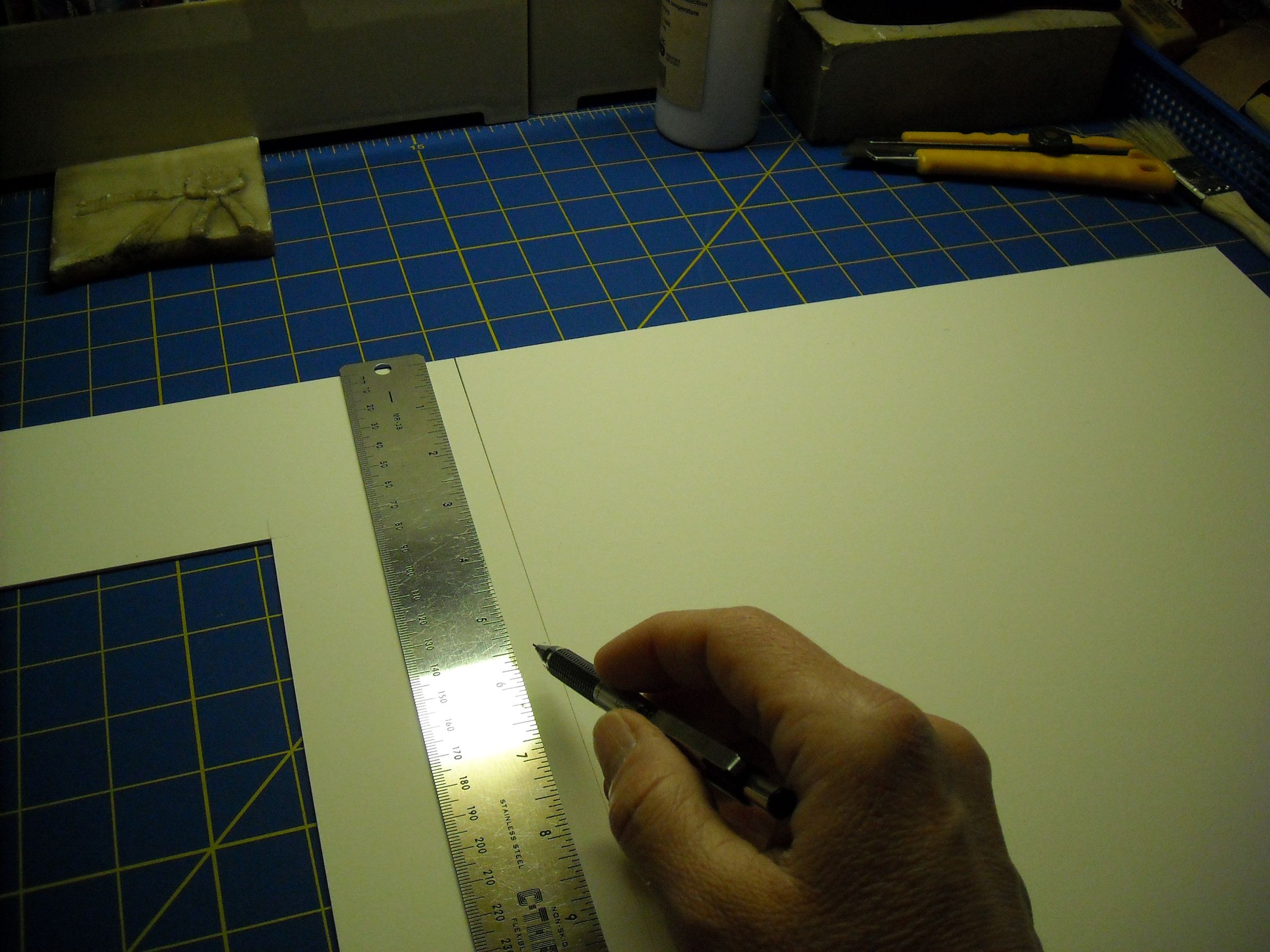 How to Make a Window Mat for Your Artwork : 6 Steps (with Pictures ...