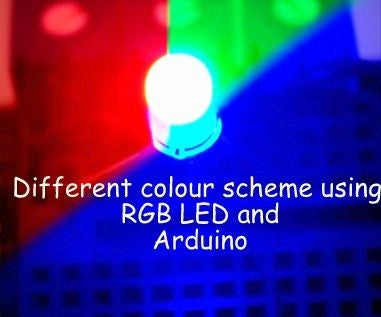 Five Different Colour Scheme Using RGB Led With Arduino : 8 Steps (with ...