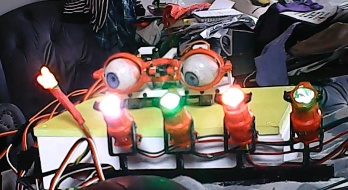 DIY Compact 3D Printed Animatronic Eye Mechanism : 4 Steps (with ...