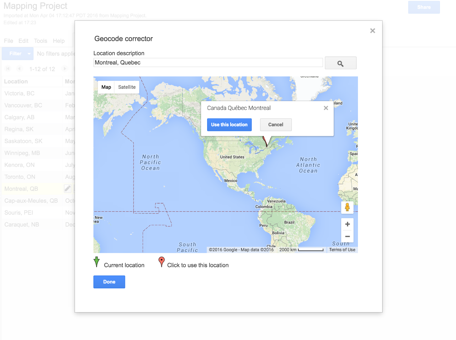 Create a Clickable Google Map to Share Geographic Information and ...