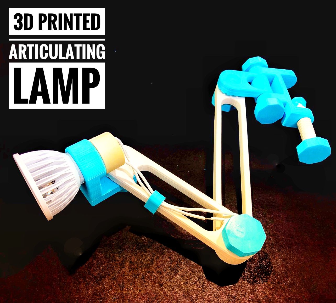 3D Printed Articulating Lamp - REMIXED : 8 Steps (with Pictures ...
