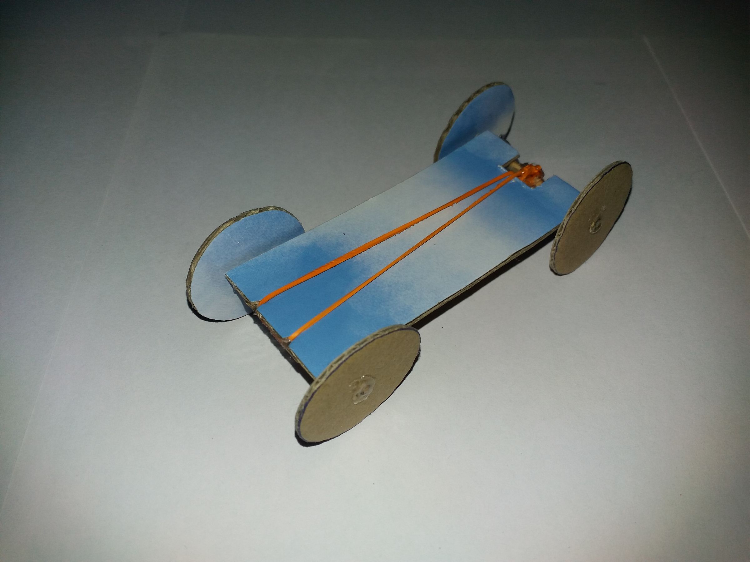 How To Make A Rubber Band Car