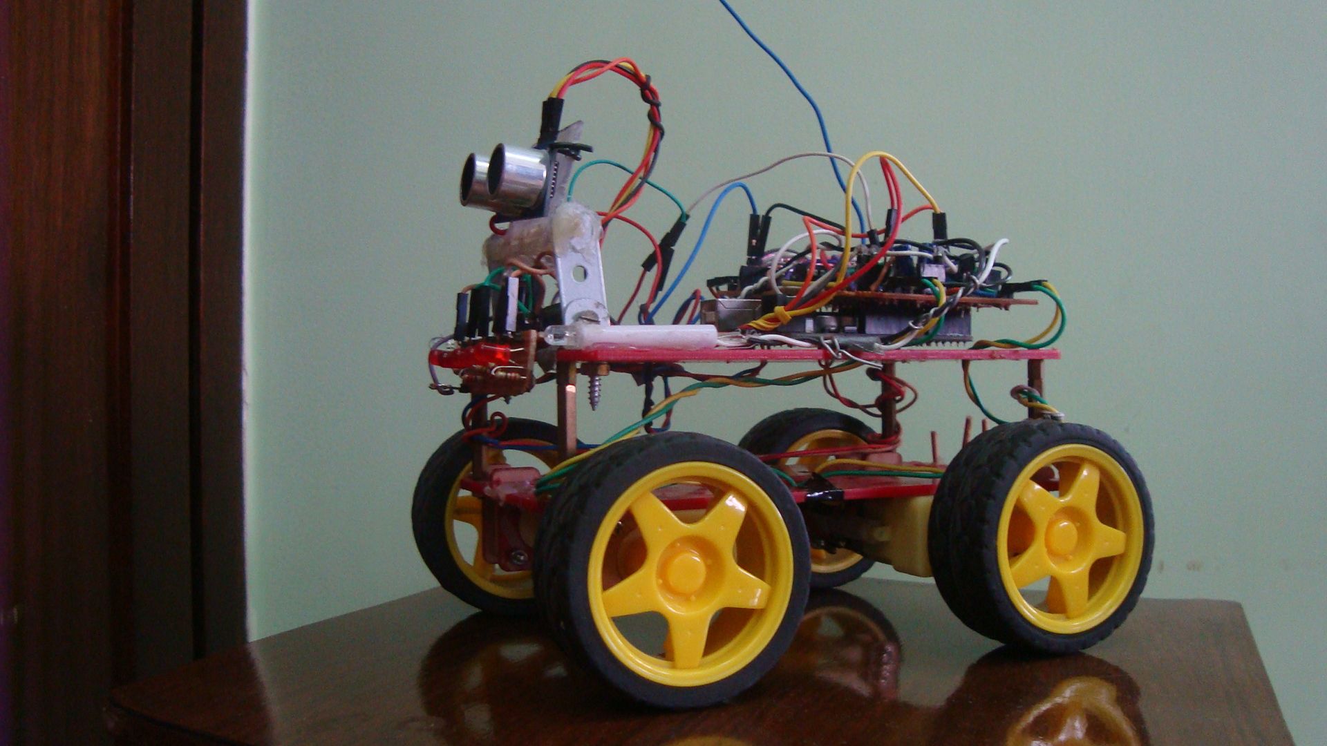 The Wireless,Obstacle Detecting,Beeping Robot Using Arduinos! : 11 Steps (with Pictures ...