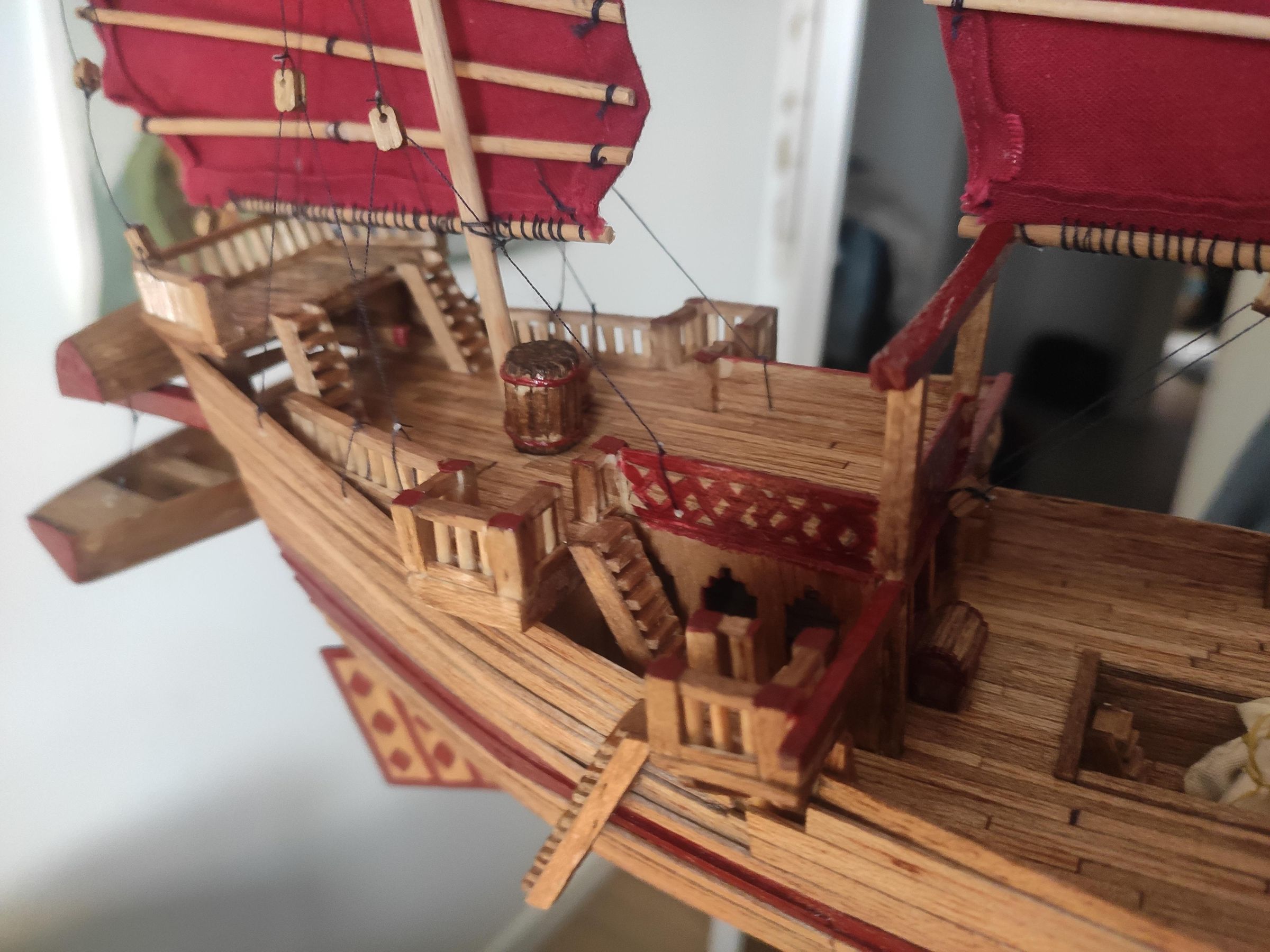 Made a Chinese Pirate Junk Ship Out of Balsa Wood : 11 Steps (with ...