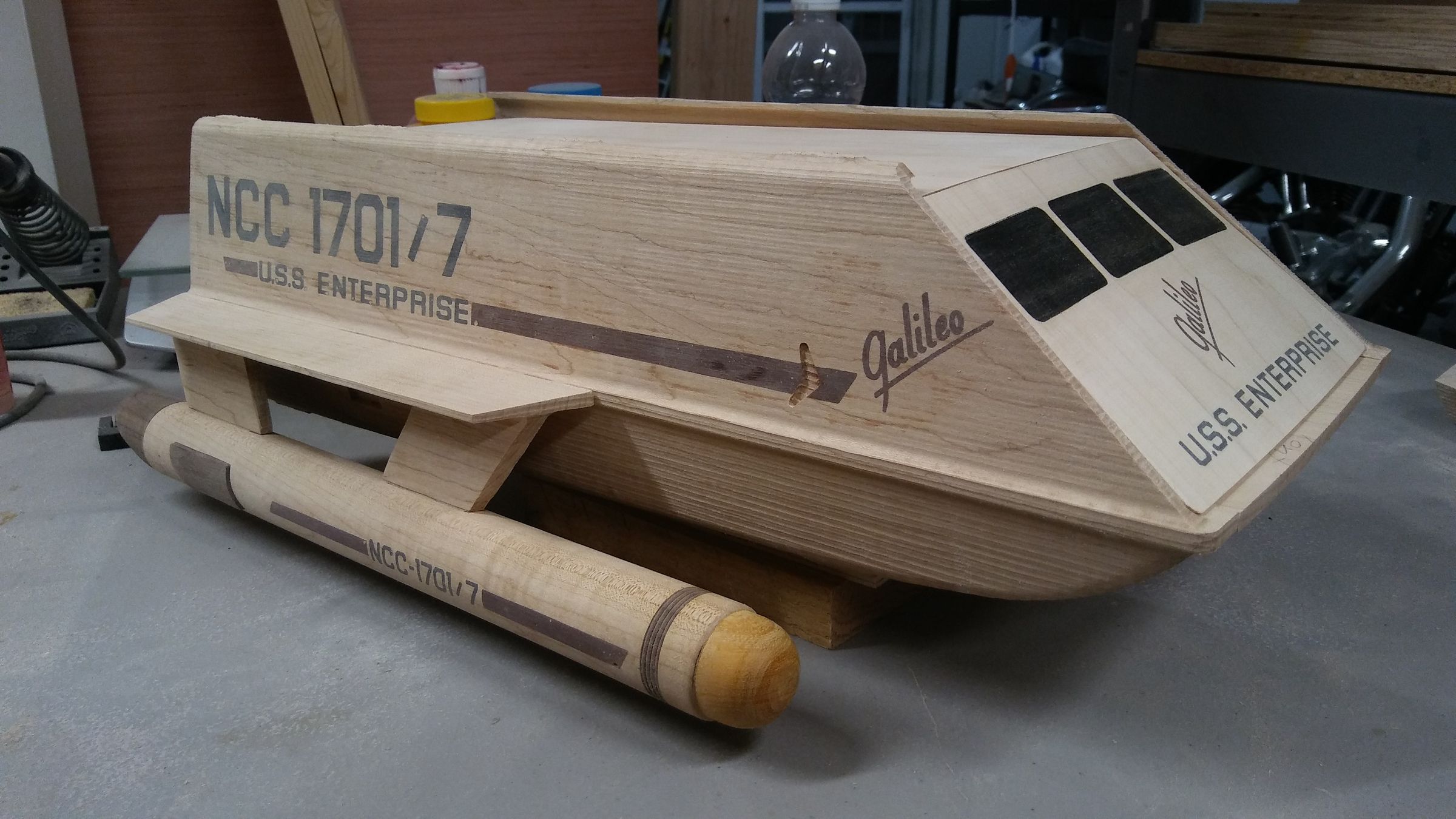 Wooden Shuttlecraft Galileo Model : 10 Steps (with Pictures ...