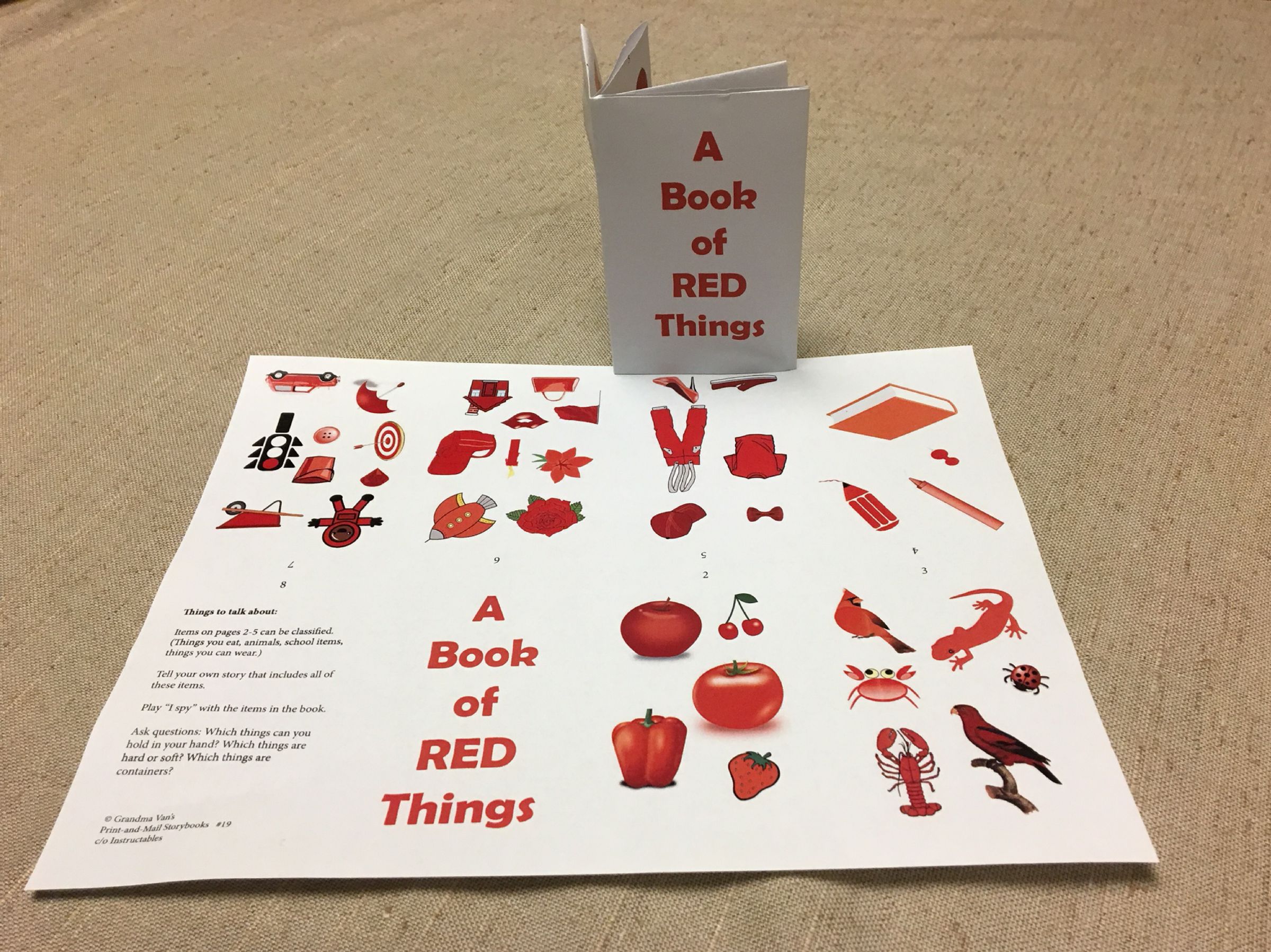 A Book of Red Things (#19) - Instructables