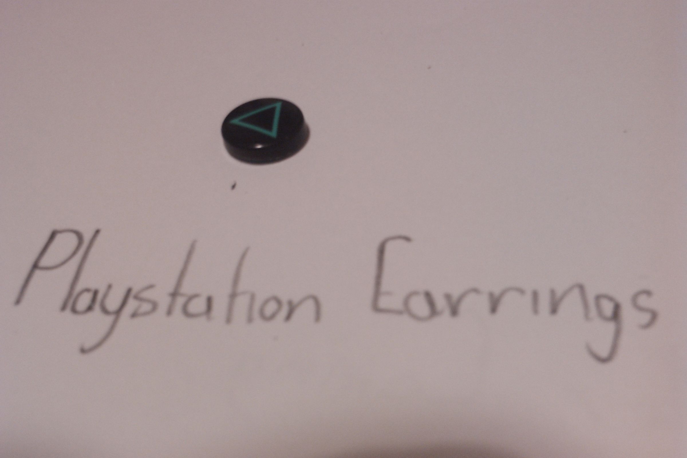 Playstation Earrings : 6 Steps - Instructables