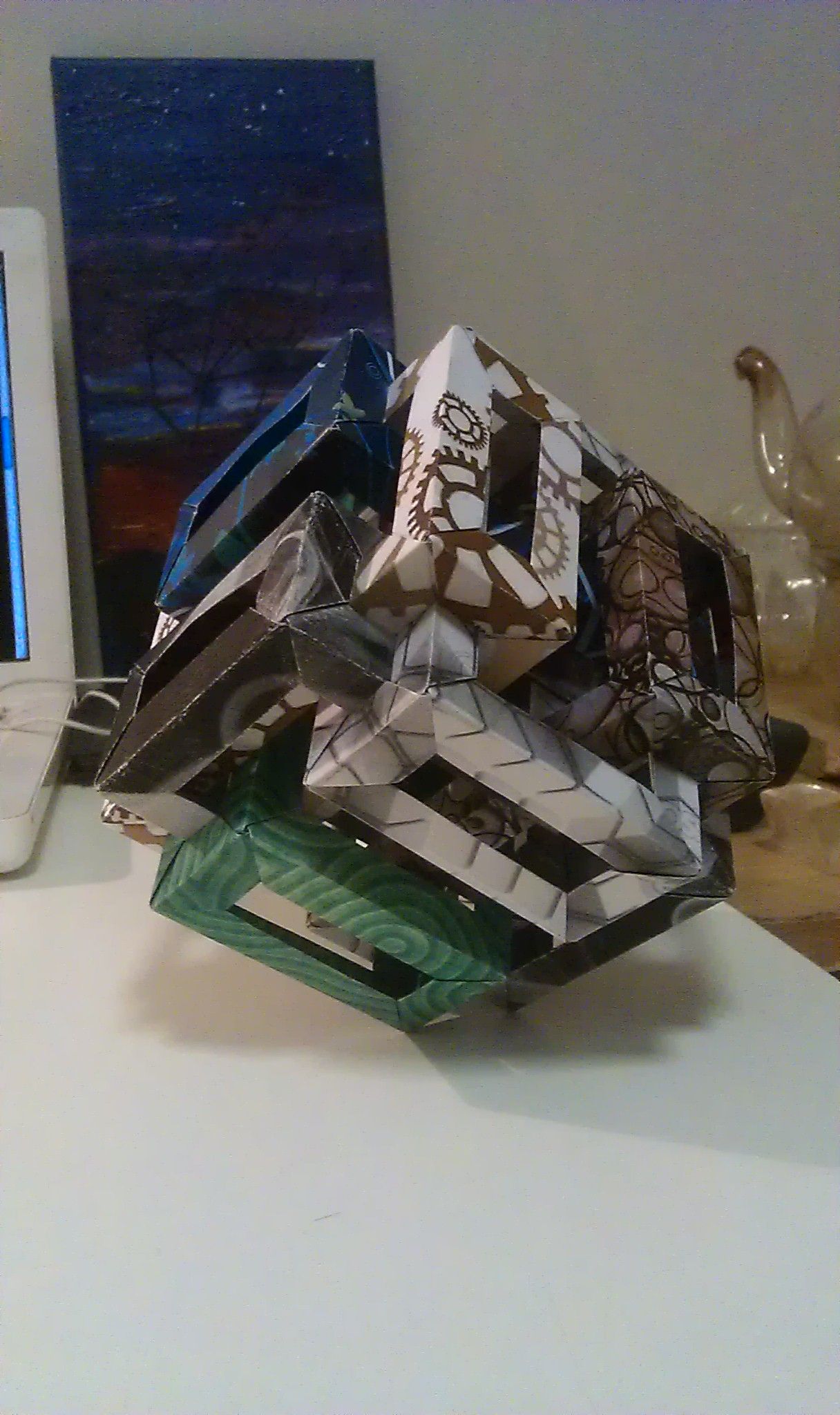 Modular Origami Sculpture: 6 Rectangular Prisms : 11 Steps - Instructables