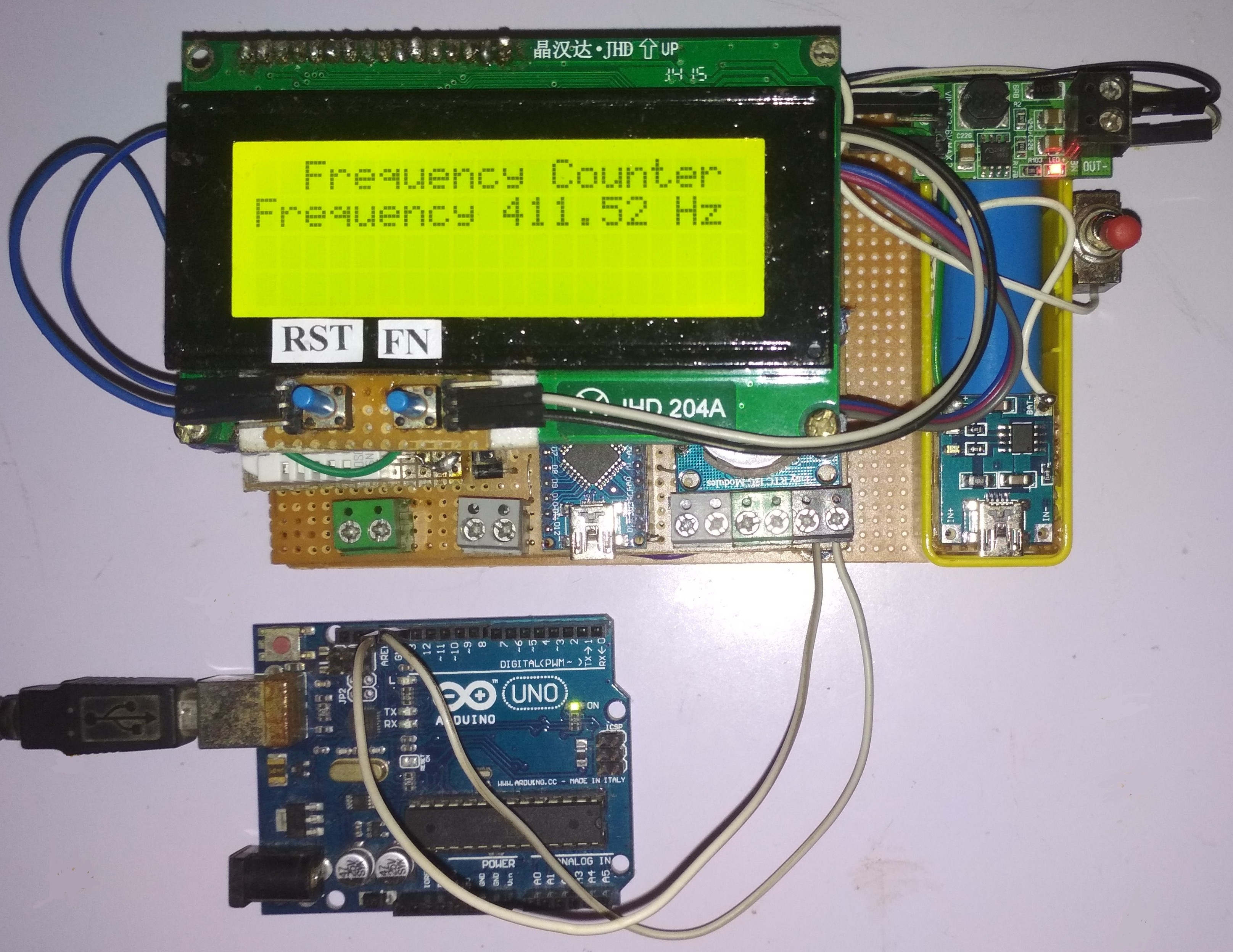 Oscilloscope,Frequency Counter and Component Tester Using Arduino : 24 ...