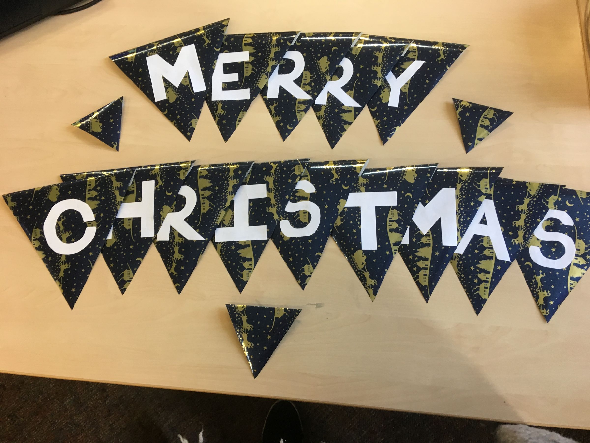 Re-use Wrapping Paper Bunting : 9 Steps - Instructables