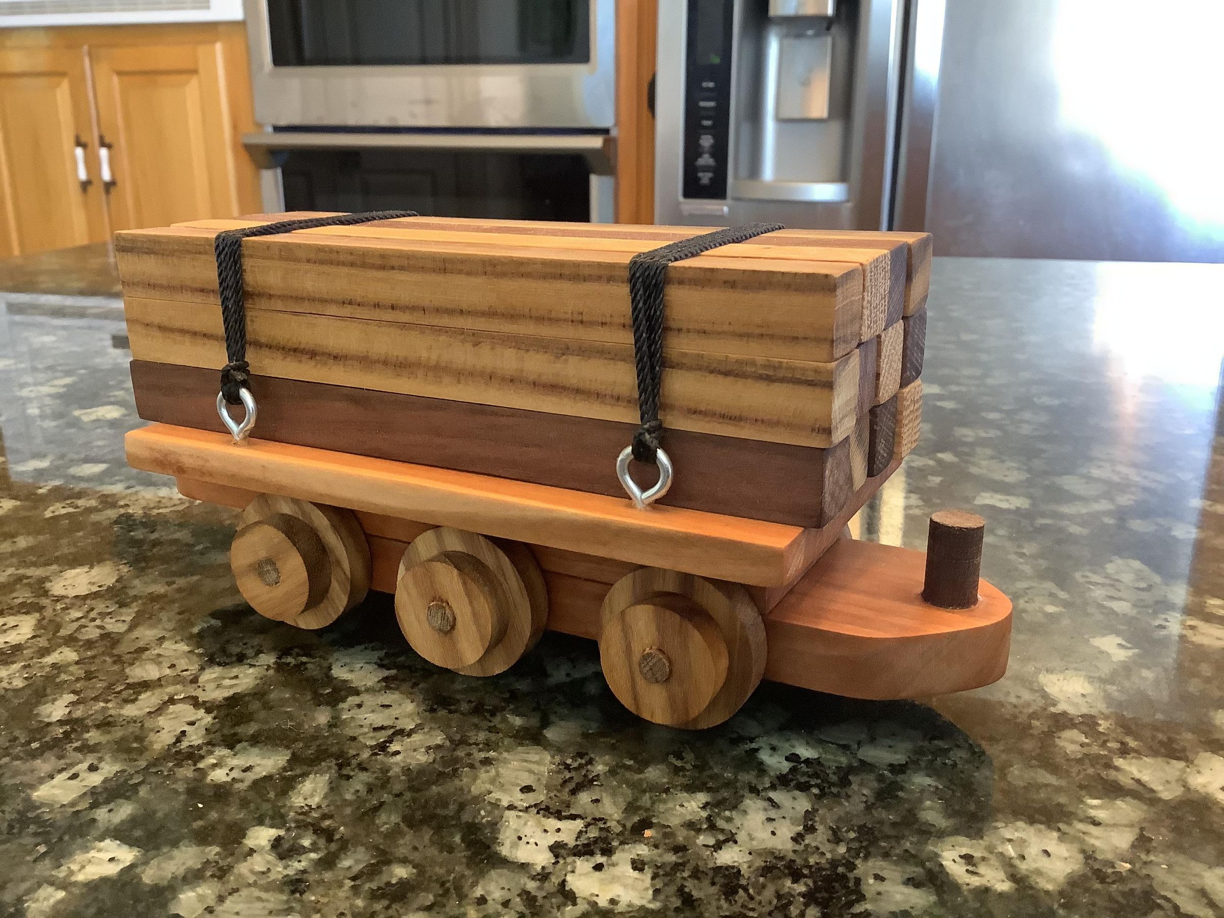 Miniature Wooden Train - 7 Car Set : 10 Steps (with Pictures ...