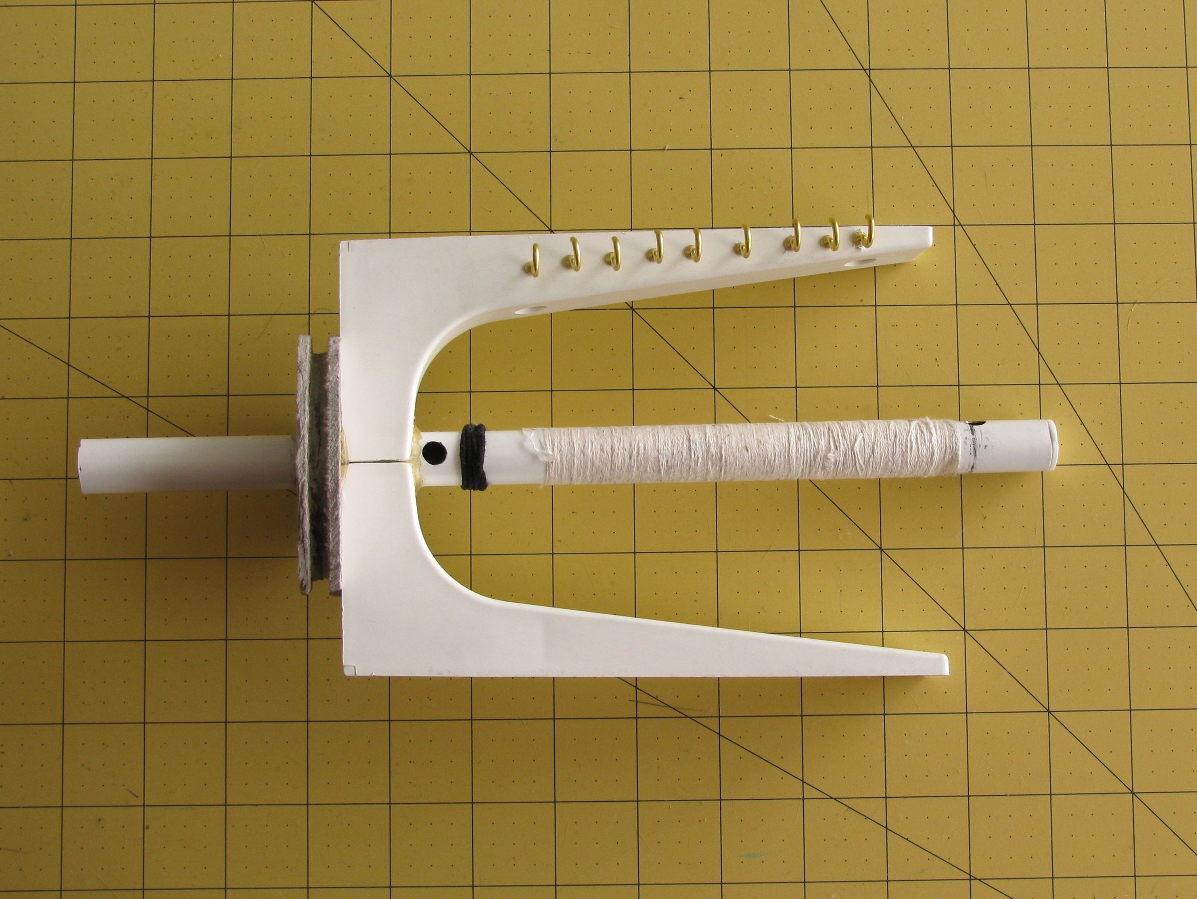 Spinning Attachment for a Treadle Sewing Cabinet : 8 Steps (with ...