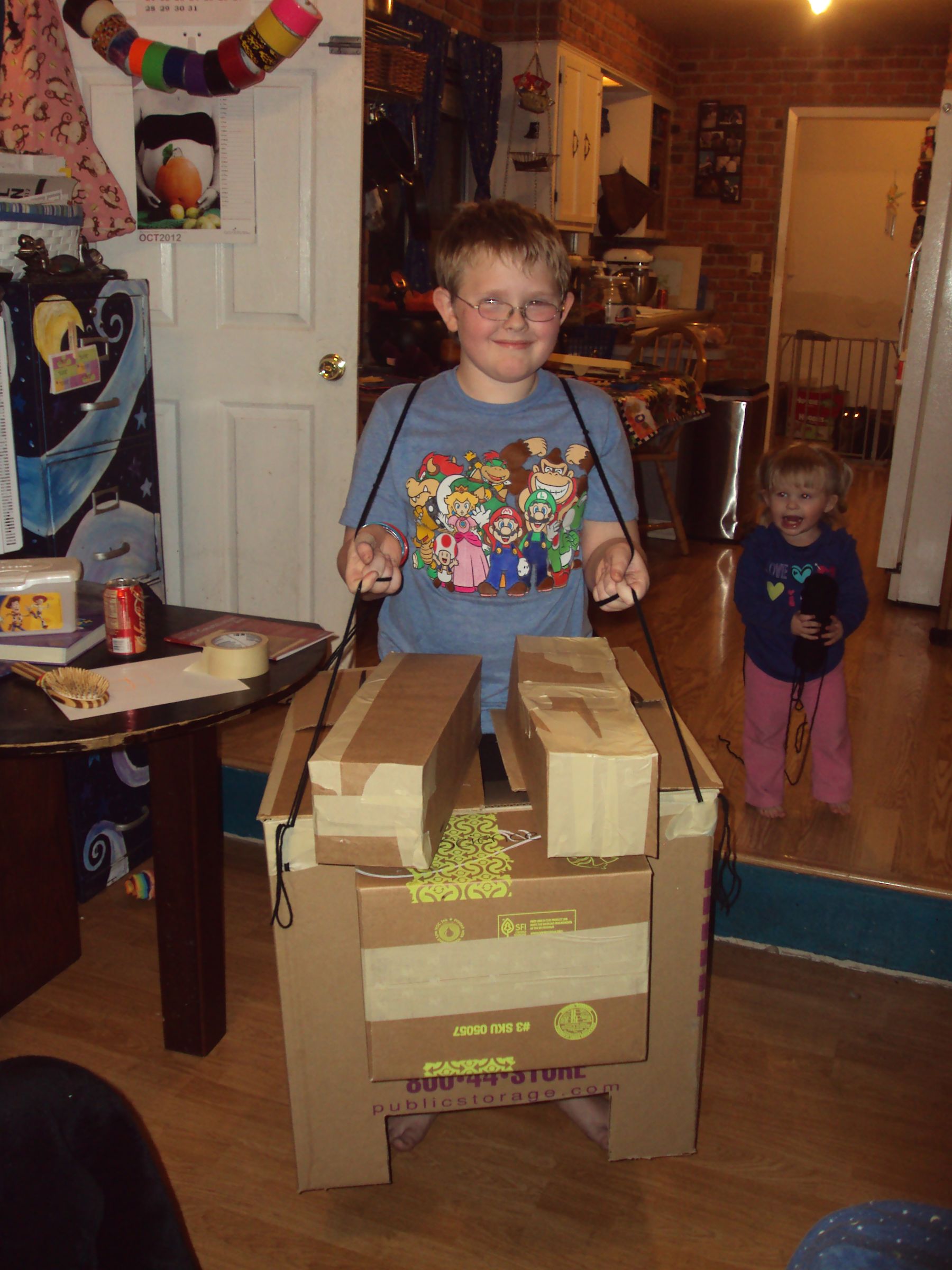 Steve Riding a Pig Minecraft Cardboard Halloween Costume (with Pictures ...