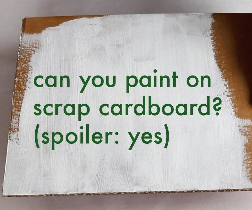 Recycled Cardboard Painting Surface : 7 Steps - Instructables
