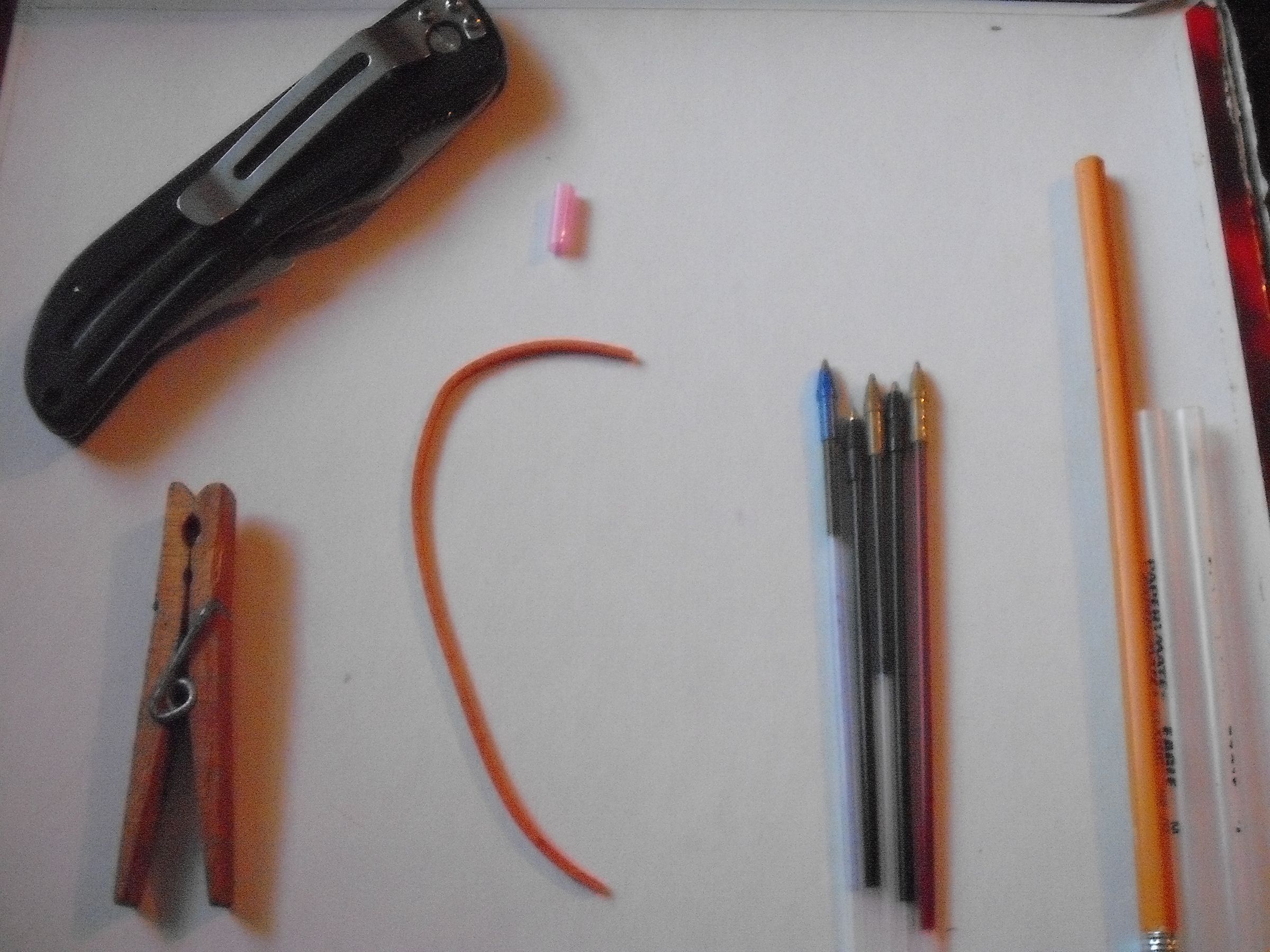 Pen Crossbow W/ Two "bolt" Storage : 6 Steps - Instructables