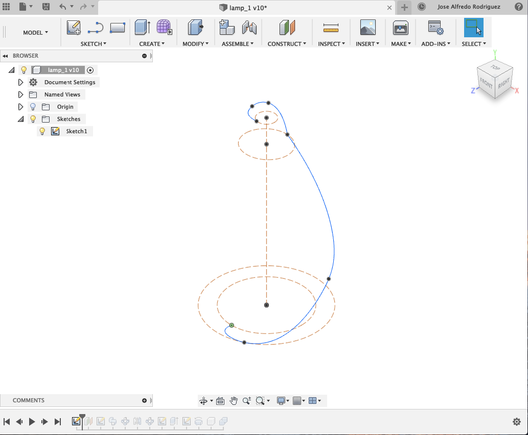 3d Printed Lamp With Fusion 360 3d Splines : 6 Steps (with Pictures) - Instructables