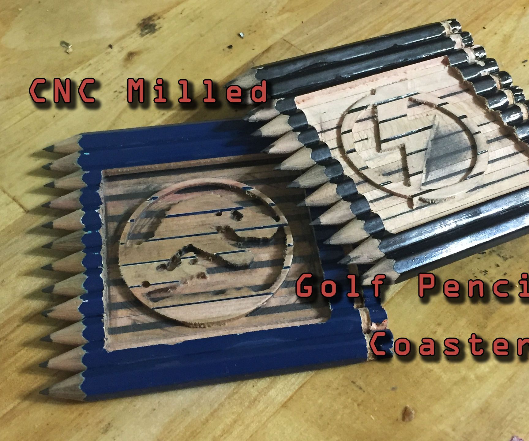 CNC Milled Pencil Coaster : 9 Steps (with Pictures) - Instructables