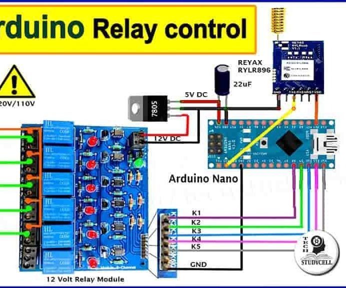 Lora Arduino Control Relay Module Circuit 12 Steps Instructables 9637