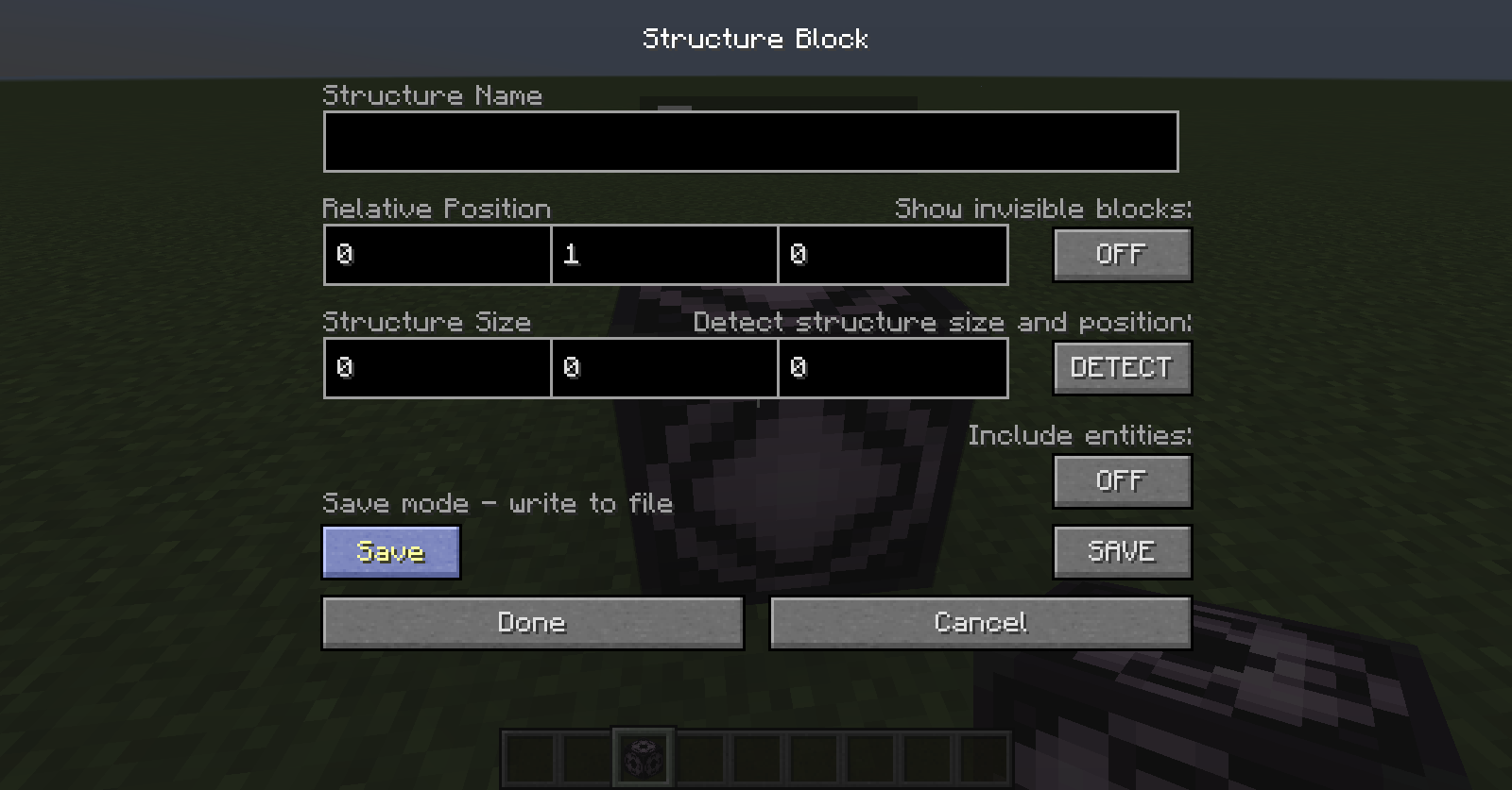 How to Use Structure Blocks for Building : 7 Steps - Instructables