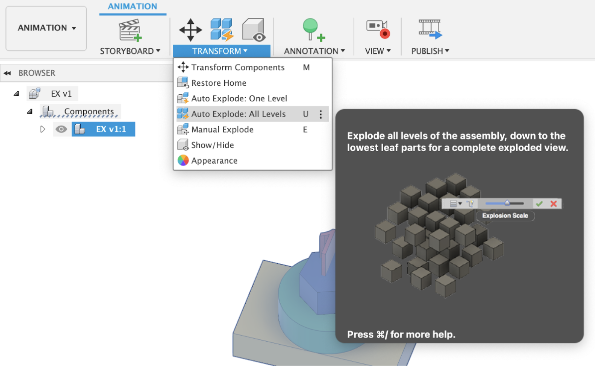 Step by Step How to Animate an Exploded Diagram of a Fusion 360 Project ...