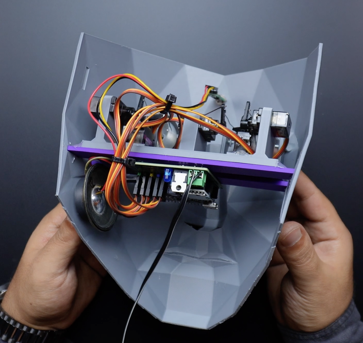 Face With Animatronic Eyes, Motion Detection and Voice : 6 Steps (with ...