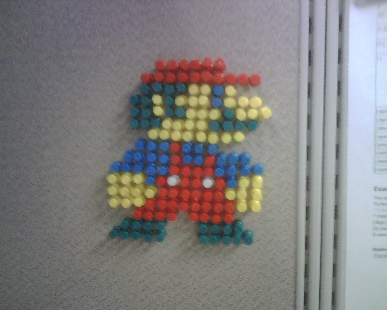 Push Pin Mario Sprite : 3 Steps - Instructables