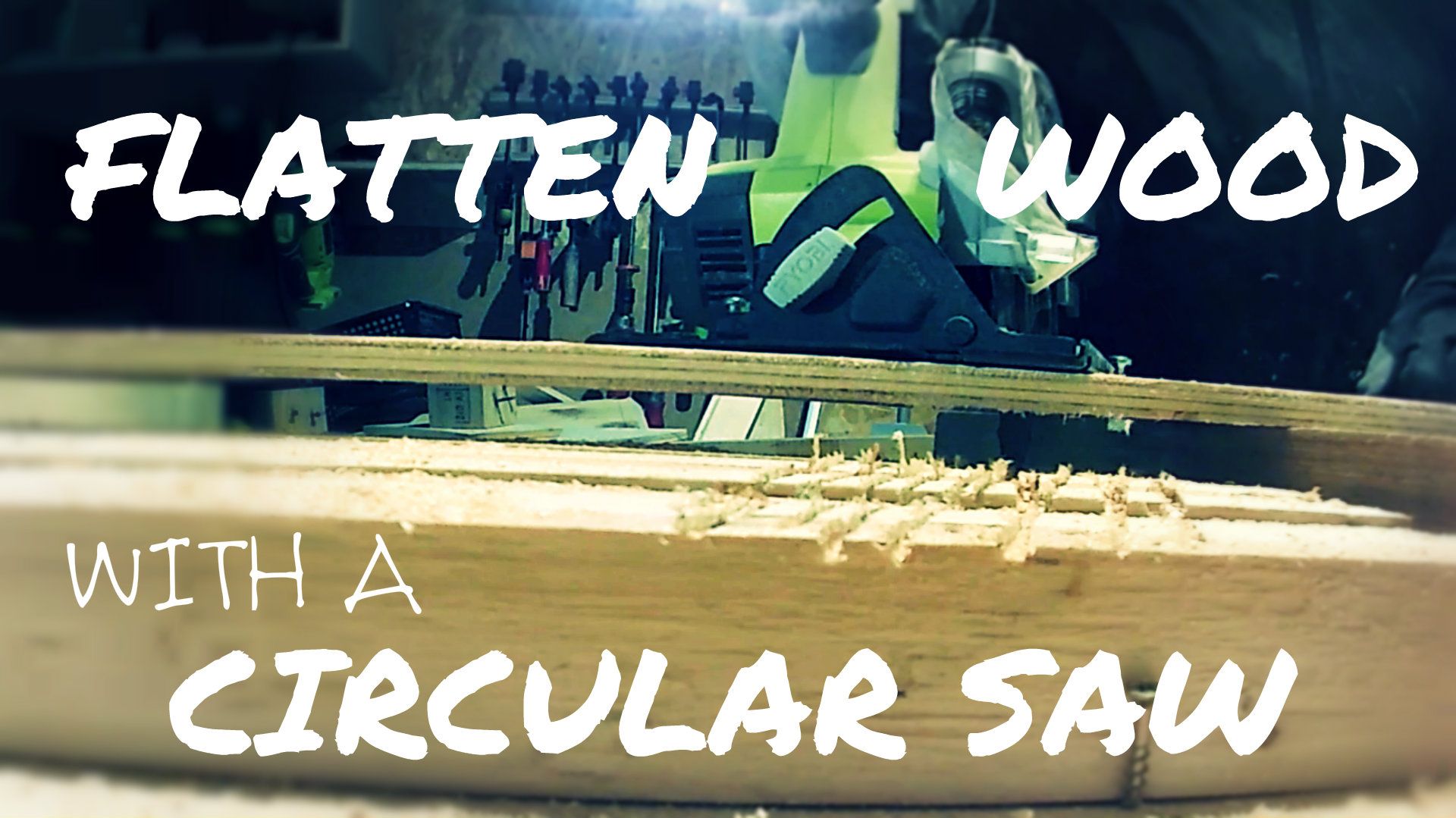Flatten Wood With a Circular Saw : 4 Steps (with Pictures) - Instructables