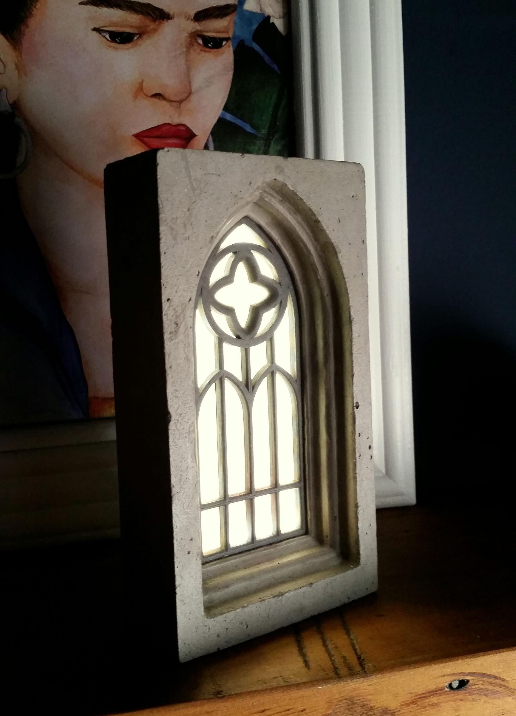 Solar Concrete Gothic Window Lamp (Remix) : 11 Steps (with Pictures ...