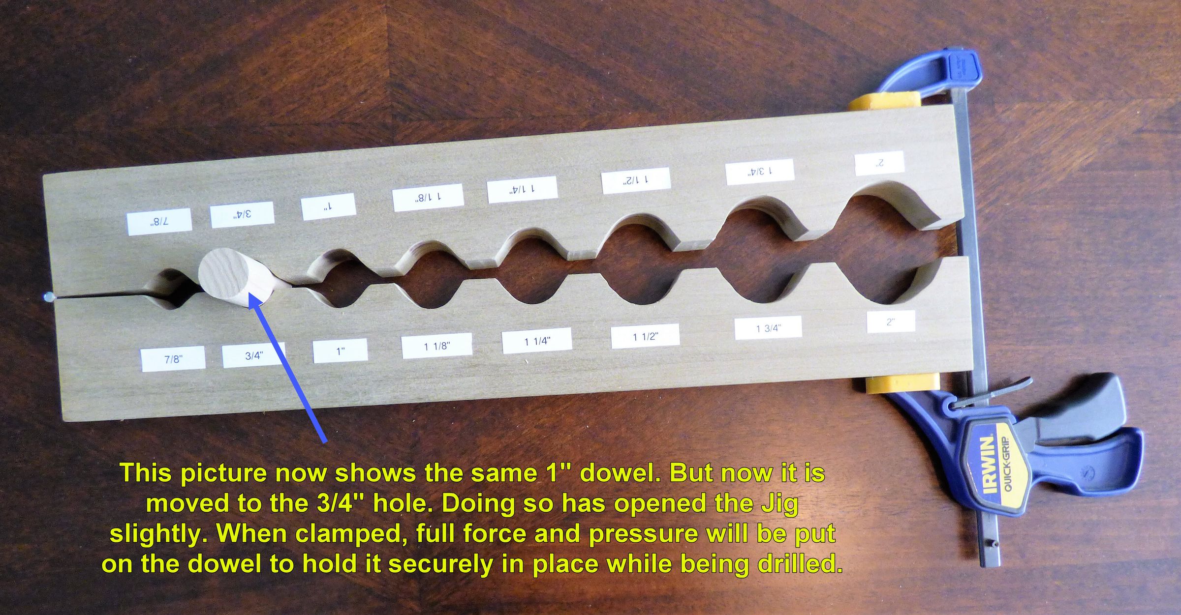 Safely and Conveniently Drill a Hole in a Dowel : 7 Steps (with ...