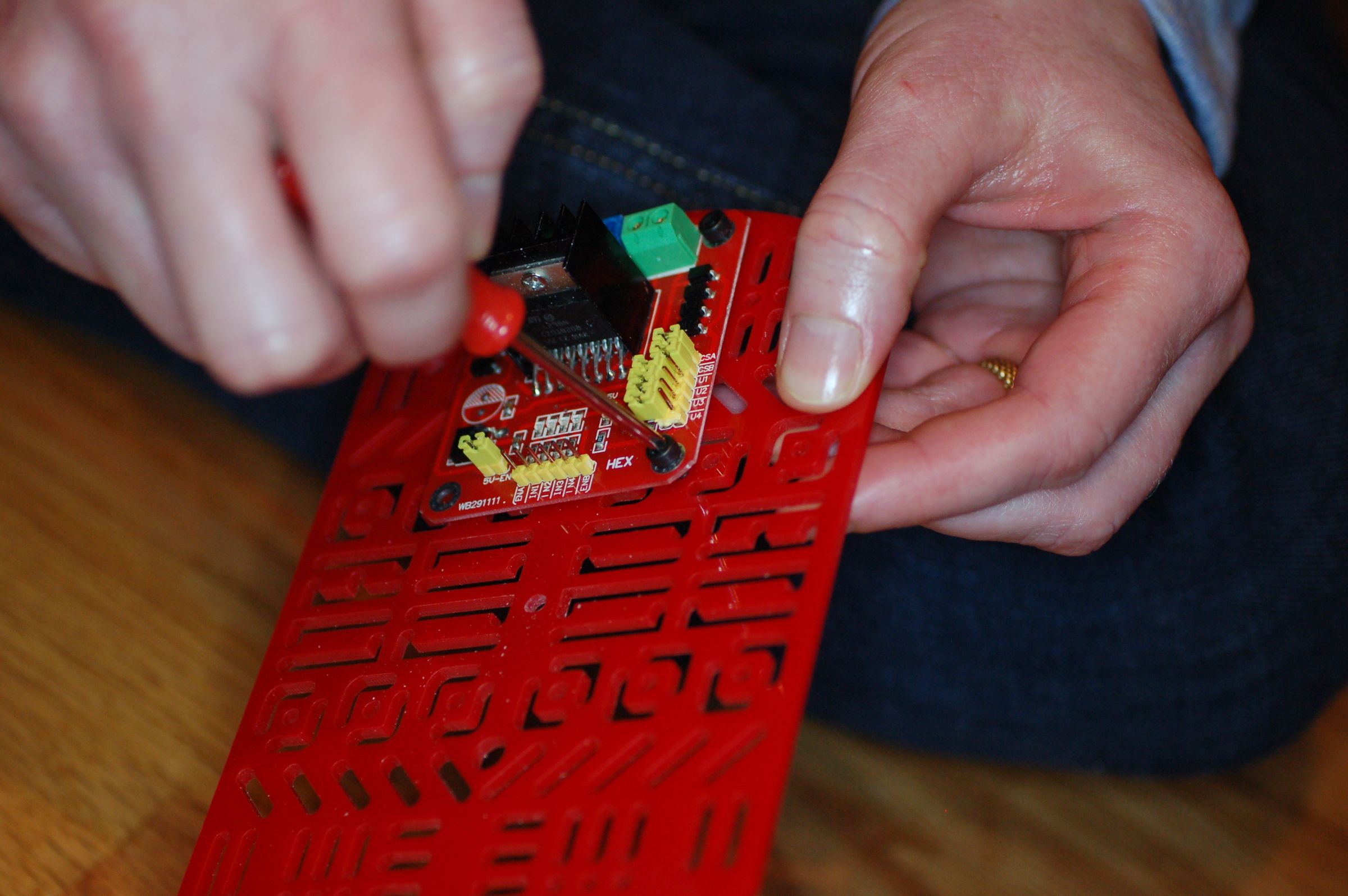 Elementary Robotics Part 2 - Adding the Microcontroller and Motor ...