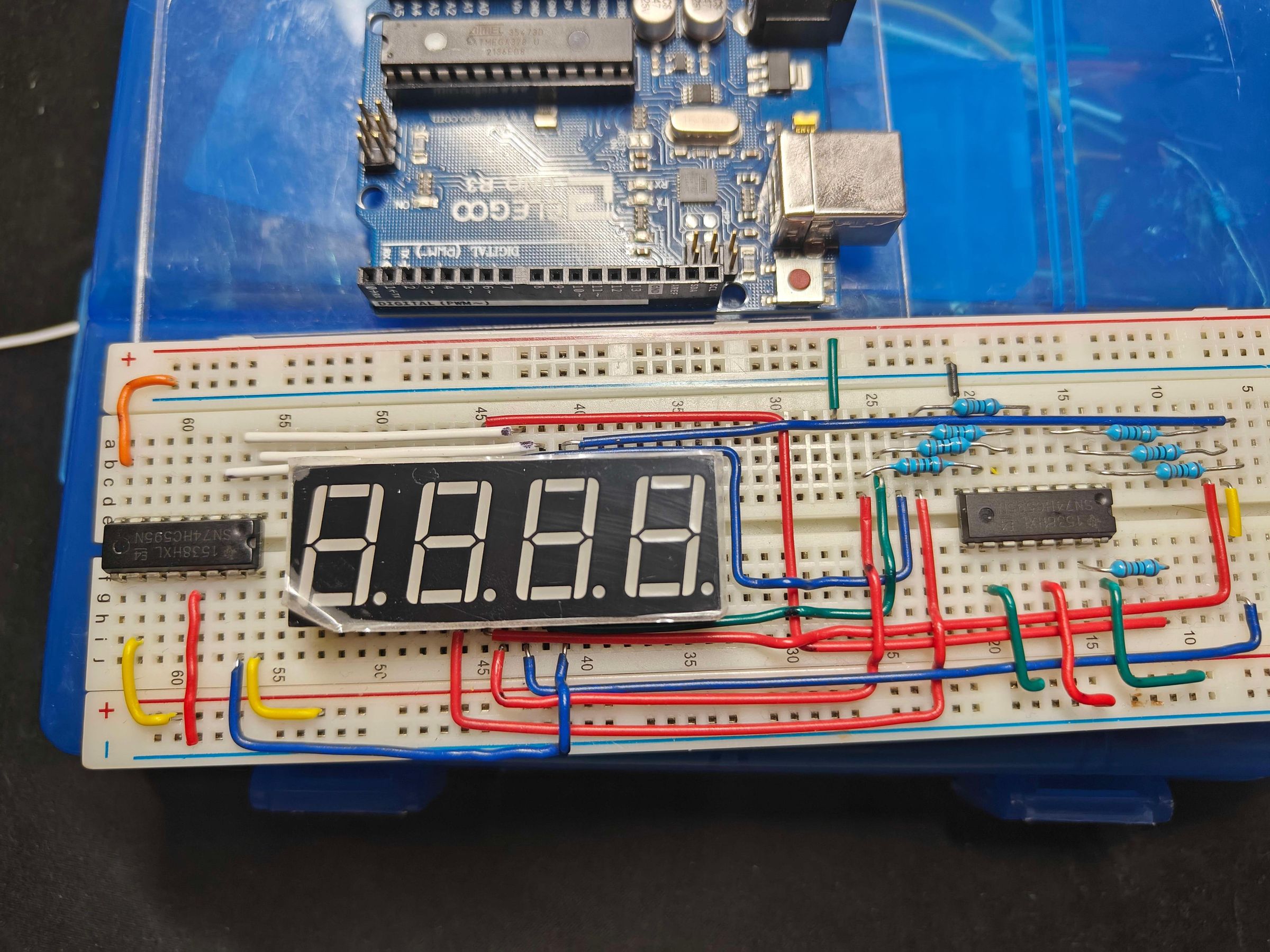4-Digit 7-Segment Arduino Stopwatch : 3 Steps - Instructables