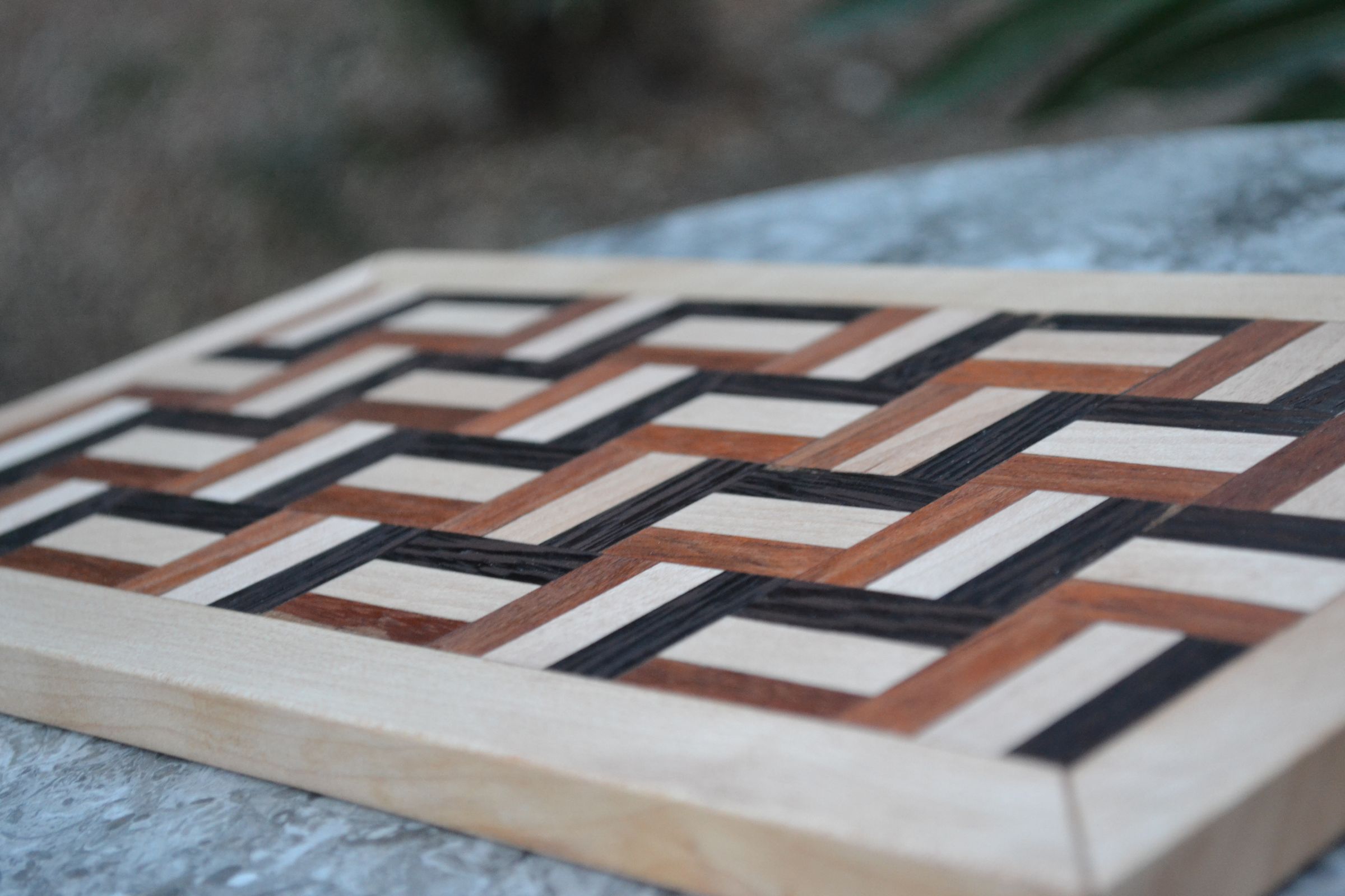 Handcrafted 100-piece Segmented Cutting Board! : 13 Steps (with ...