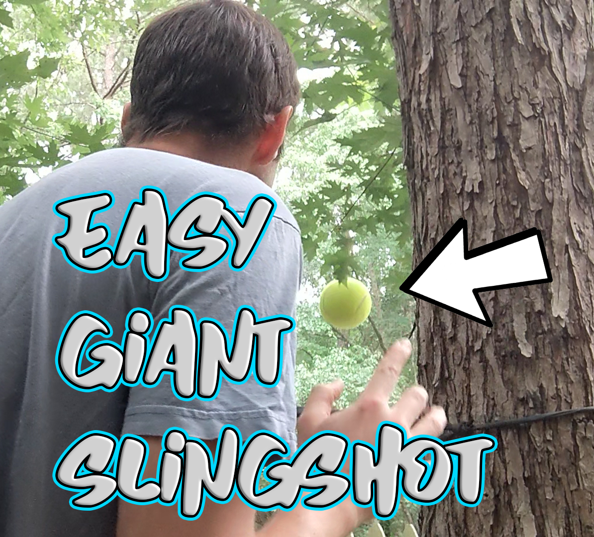 How to Make a Super Easy Giant Slingshot : 4 Steps - Instructables