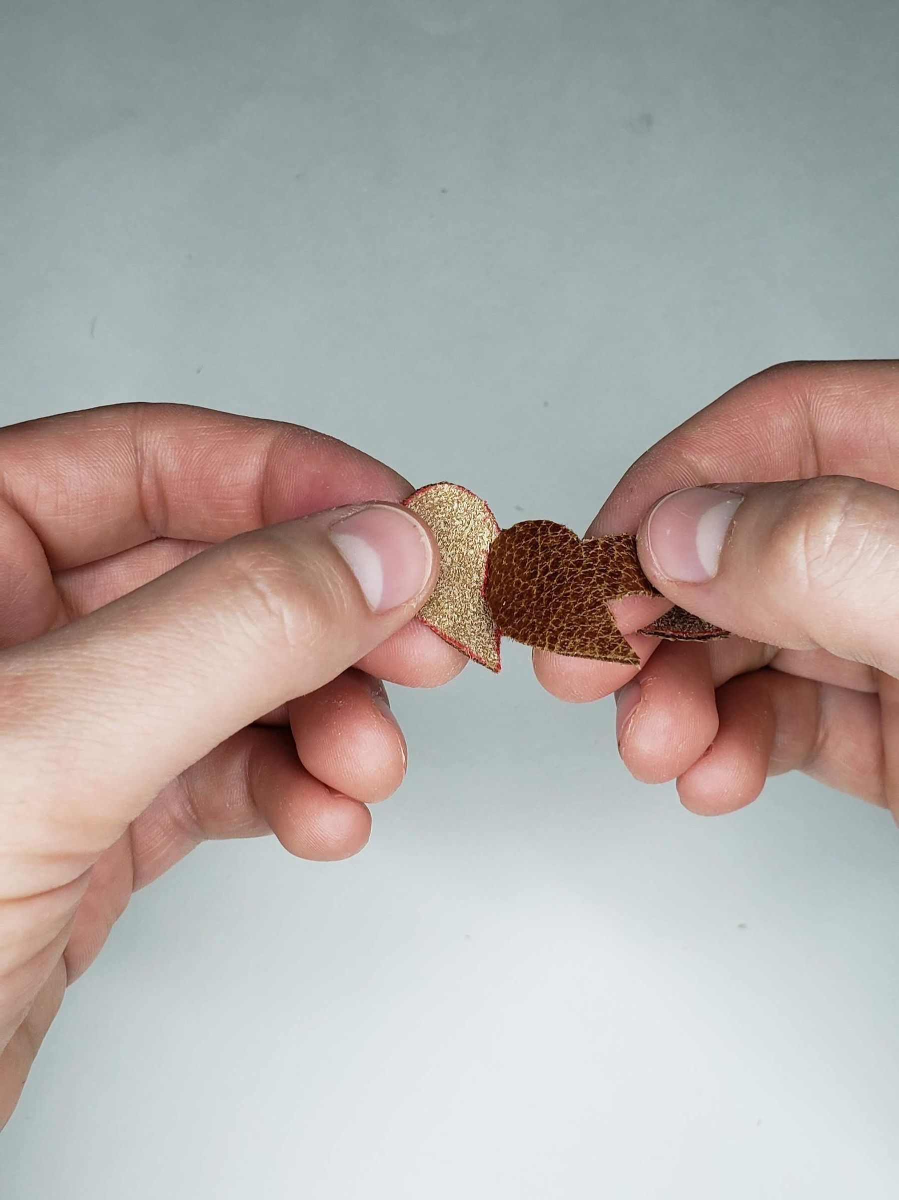 Leather Heart Ring (With Customizable Template) : 4 Steps (with ...