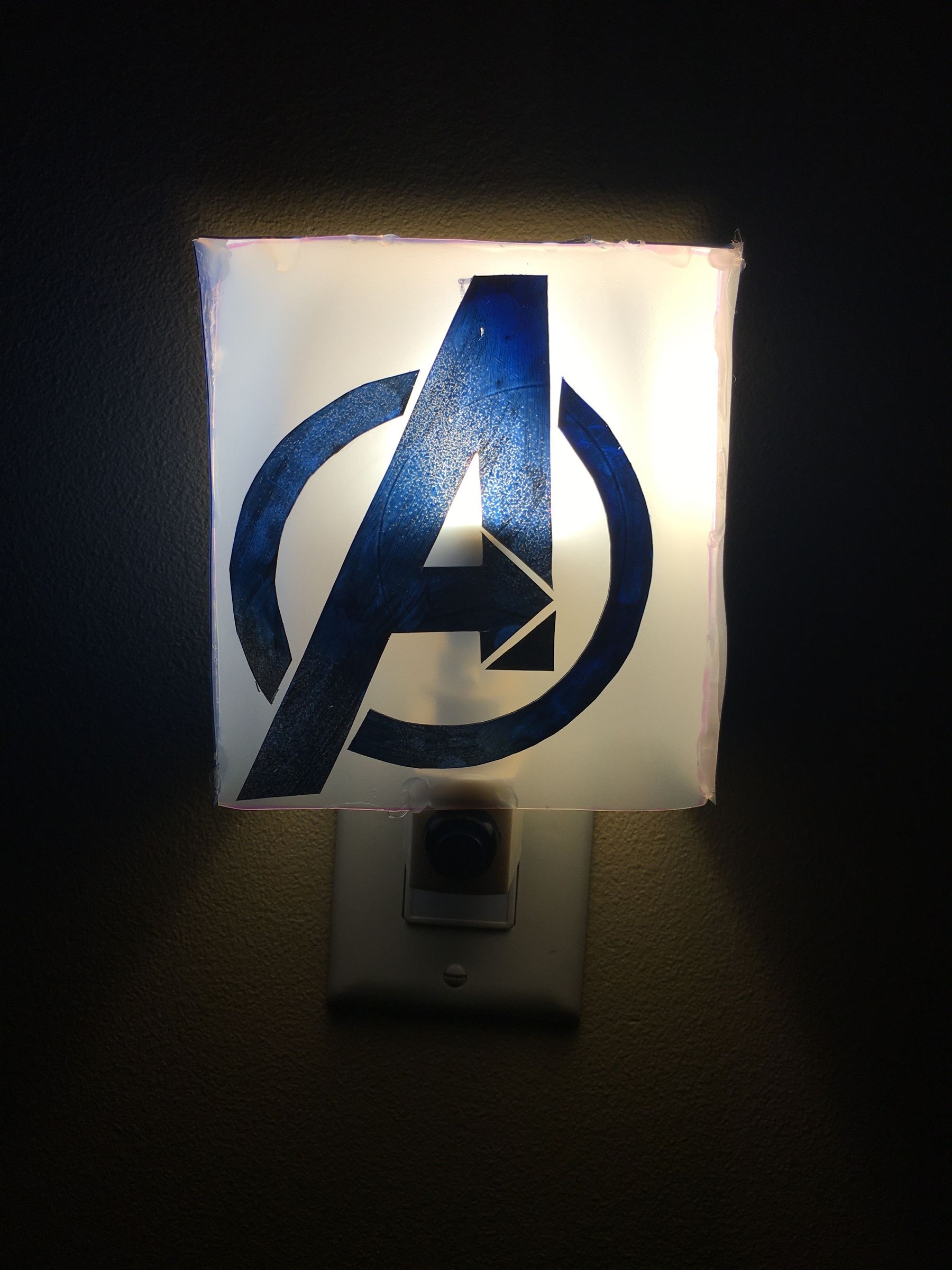 Glowing Marvel Night Light : 6 Steps - Instructables