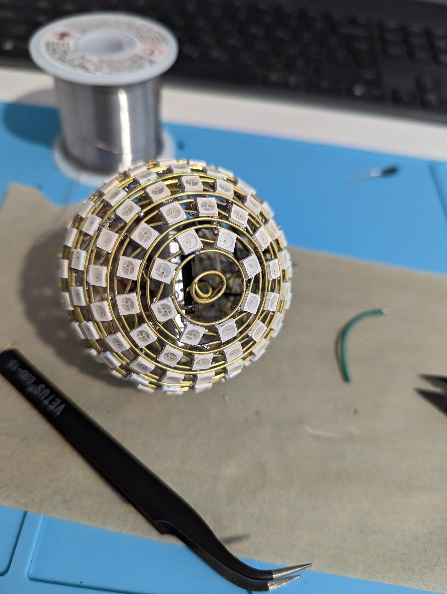 Freeform LED Sphere : 12 Steps (with Pictures) - Instructables