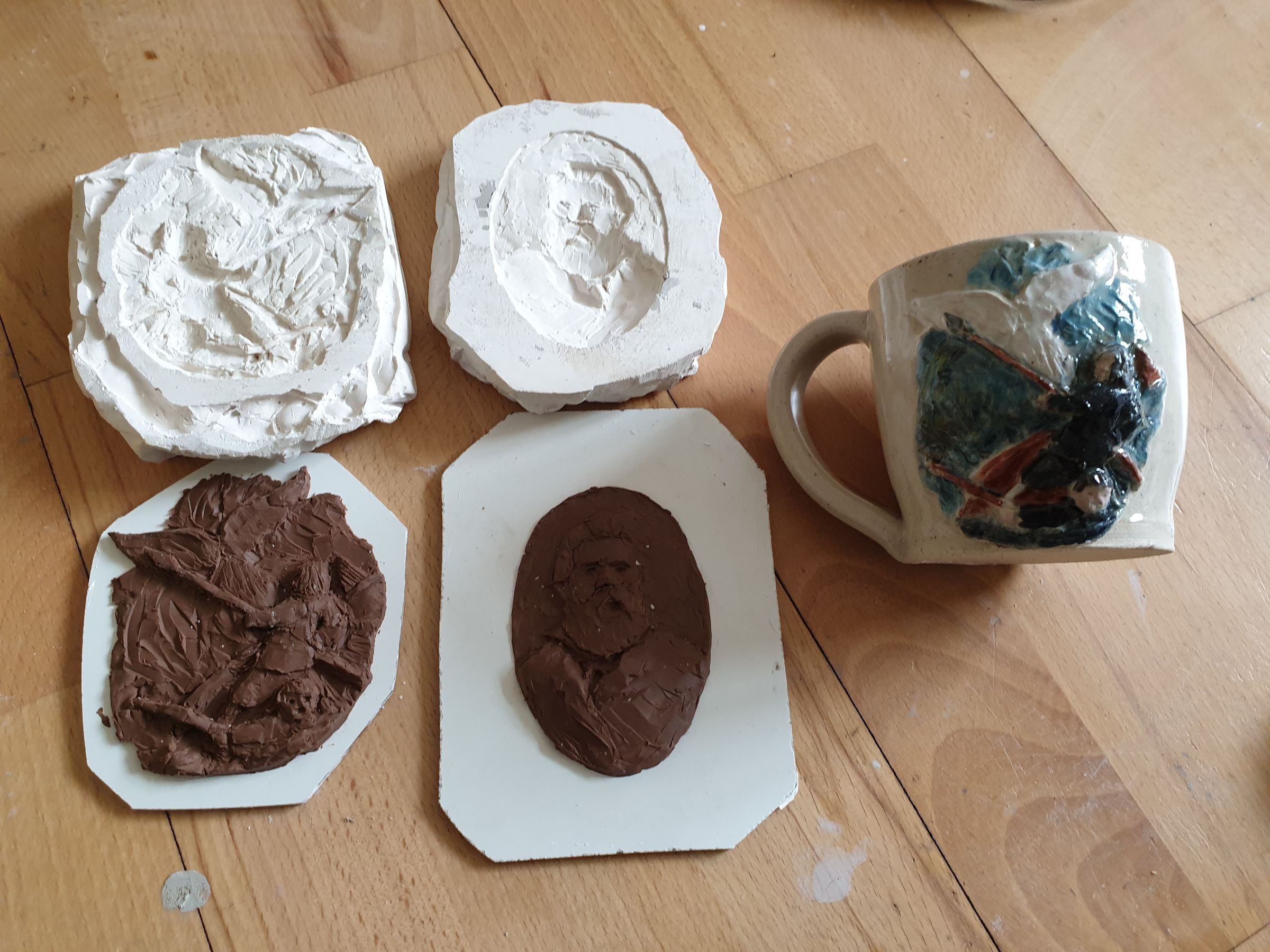 How to Make and Use 'sprigs' (low Relief Sculpture Moulds Used on ...