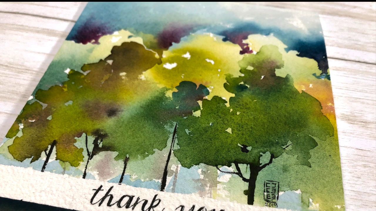 Painting Custom Cards With Watercolors : 7 Steps (with Pictures ...