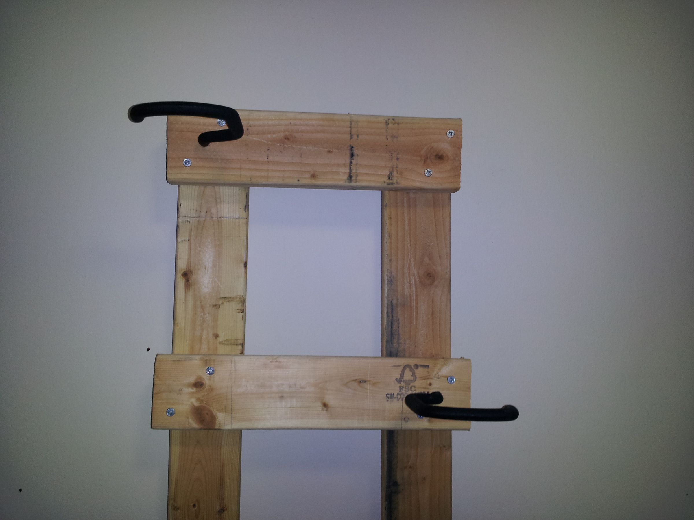 Vertical Bike Rack From 2x4s : 7 Steps (with Pictures) - Instructables