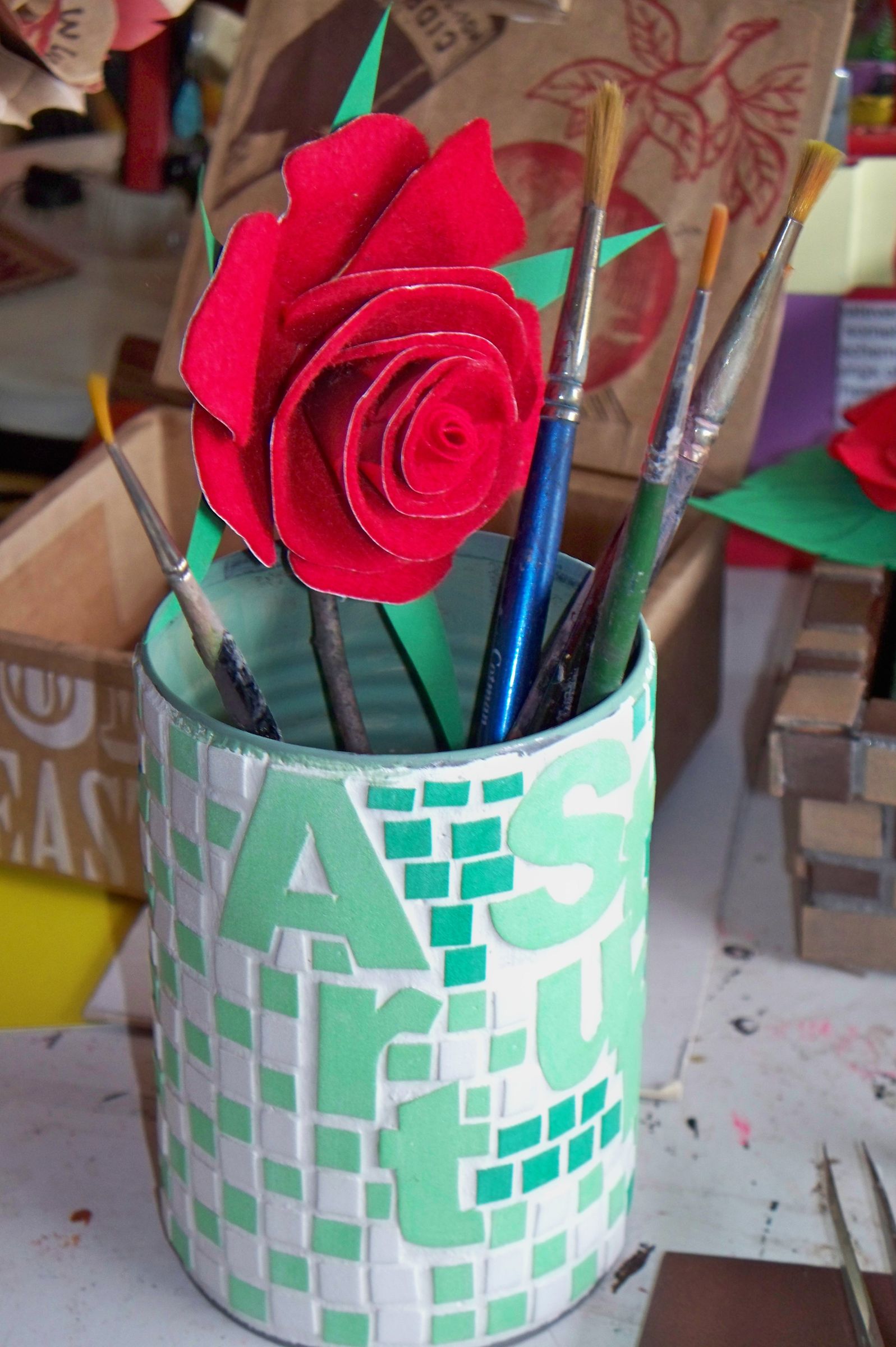 How to Use Craft Foam As Ceramic Tile! : 6 Steps (with Pictures ...