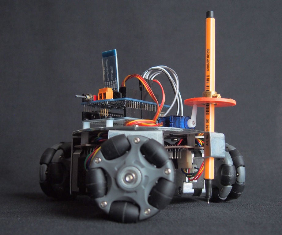 Omni Wheel CNC Plotter V2 : 11 Steps (with Pictures) - Instructables