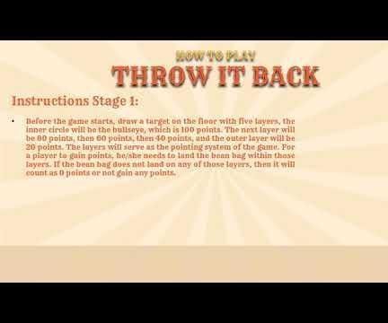 Throw It Back : 5 Steps - Instructables