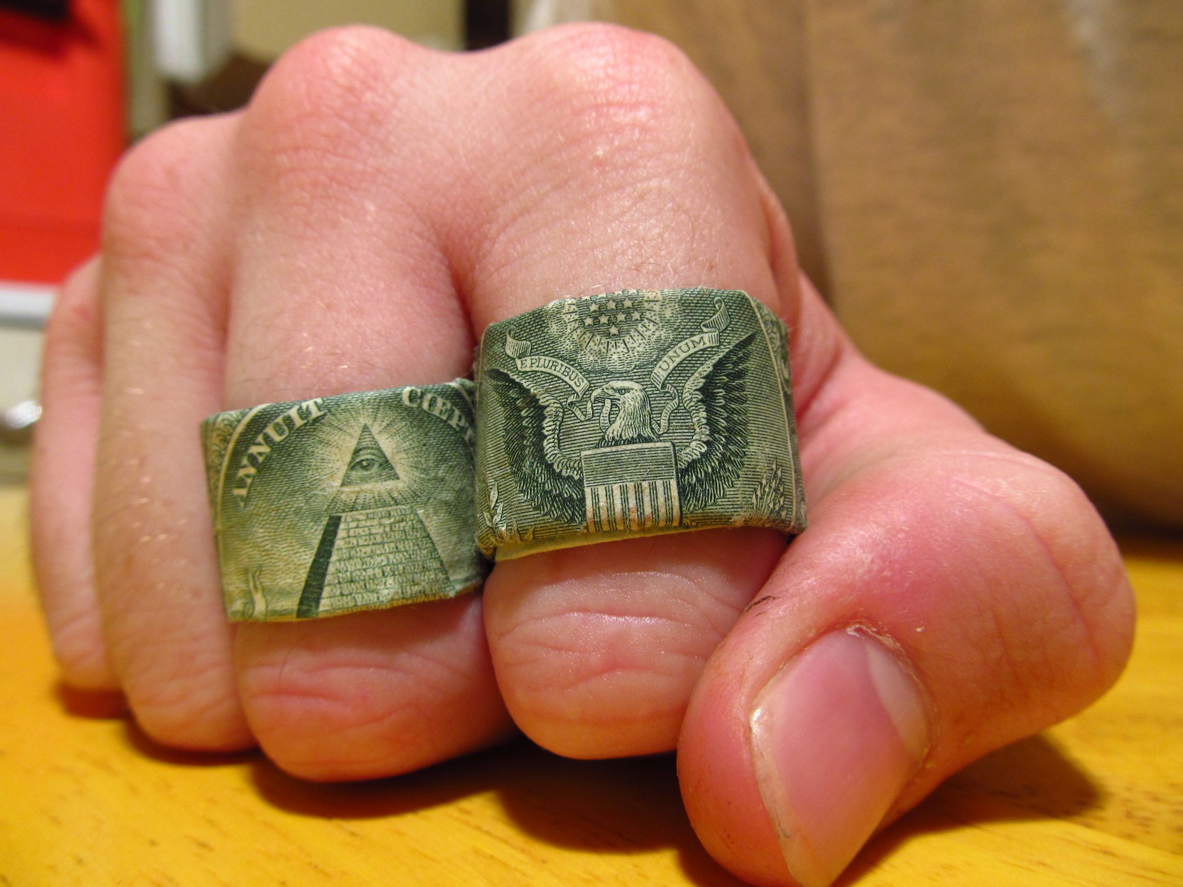 How to Make a Dollar BAND Ring : 10 Steps (with Pictures) - Instructables