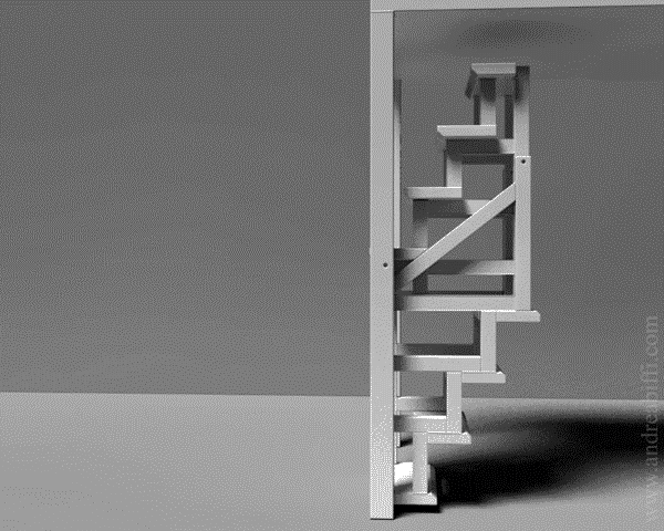 Loft-bed Foldable Wood Stair : 8 Steps (with Pictures) - Instructables